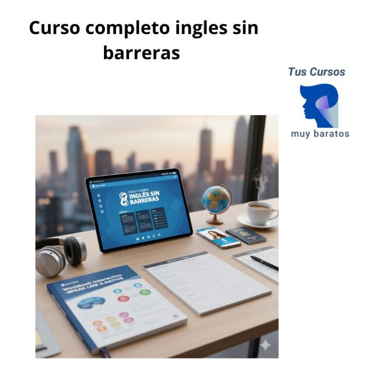 Curso completo ingles sin barreras - Tus Cursos Muy Baratos