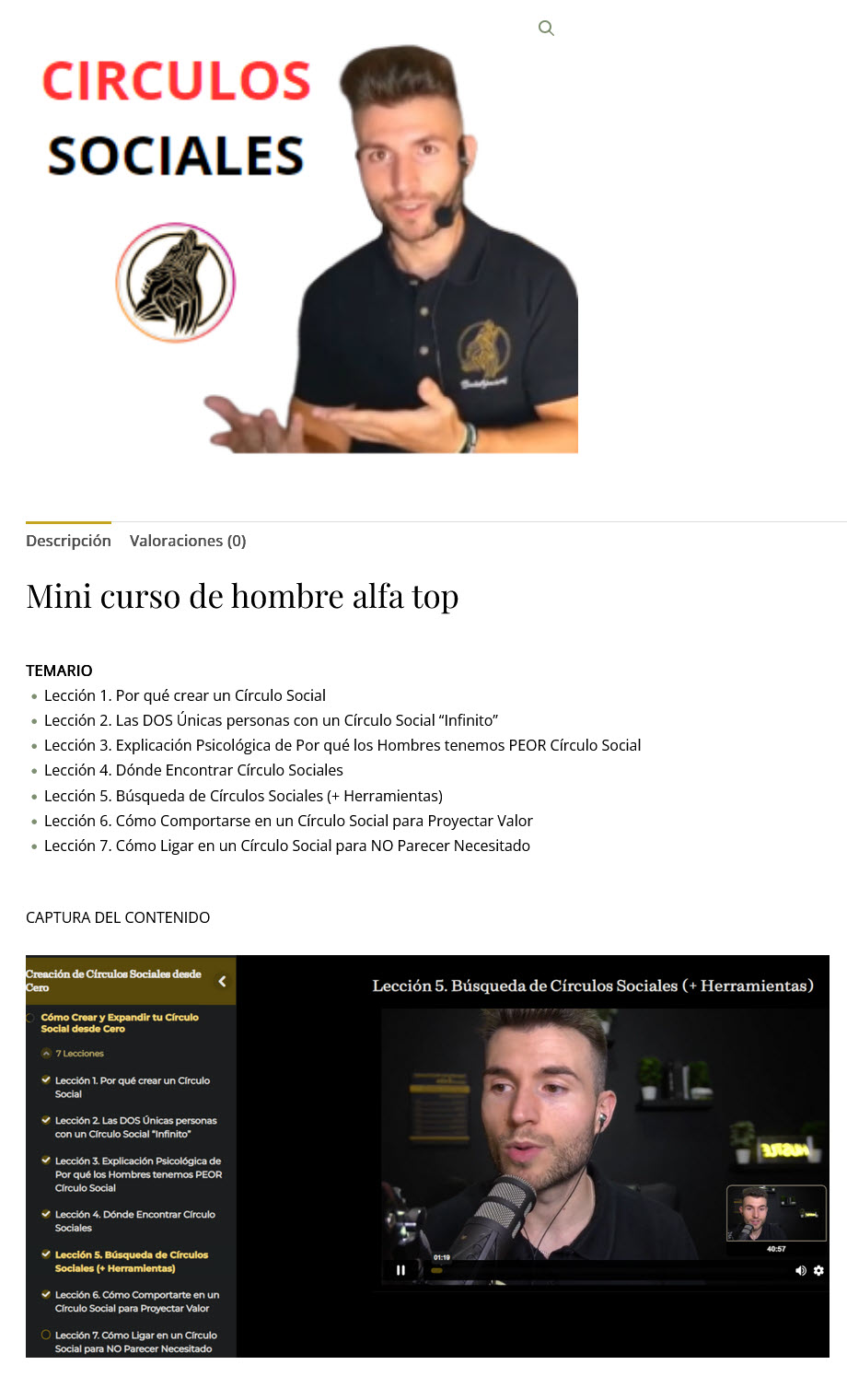 Círculos Sociales Hombre Alfa Top - Tus Cursos Muy Baratos