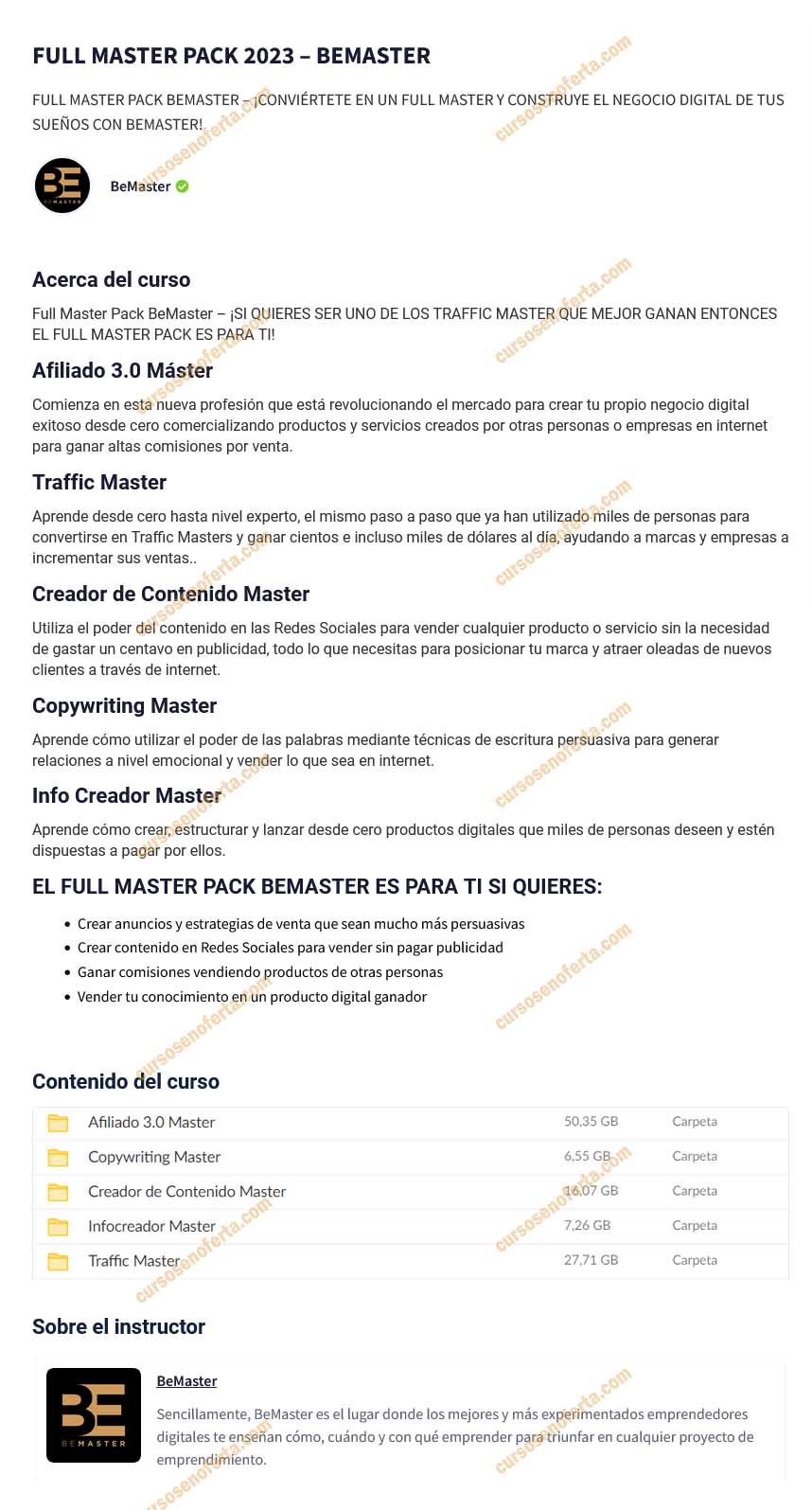 Full Master Pack 2023 - Tus Cursos Muy Baratos