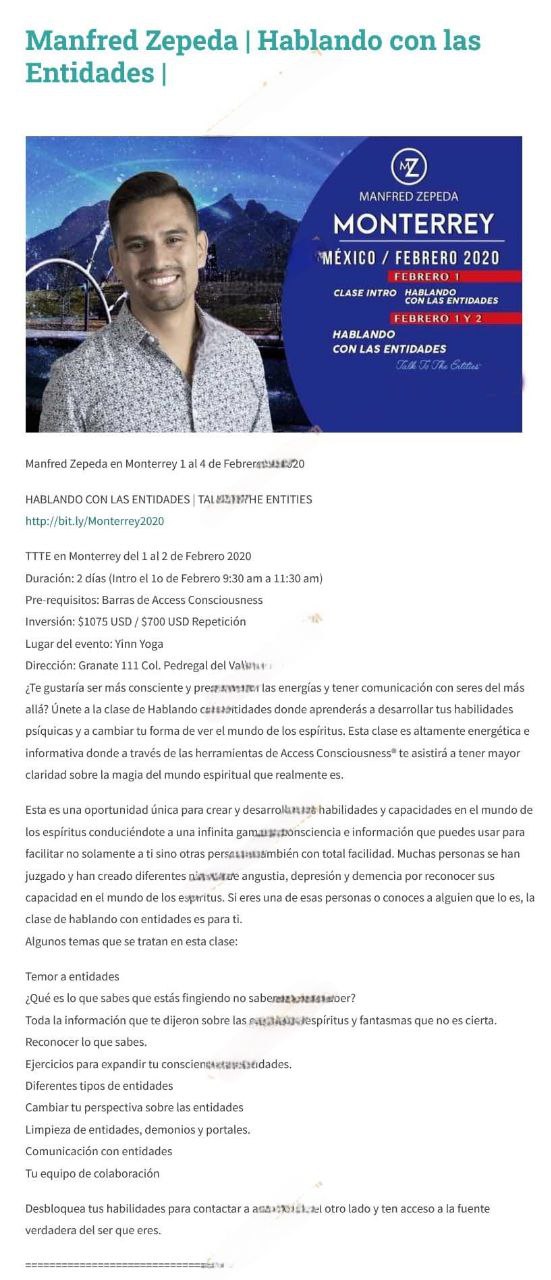 Hablando con las entidades Manuel Zepeda - Tus Cursos Muy Baratos