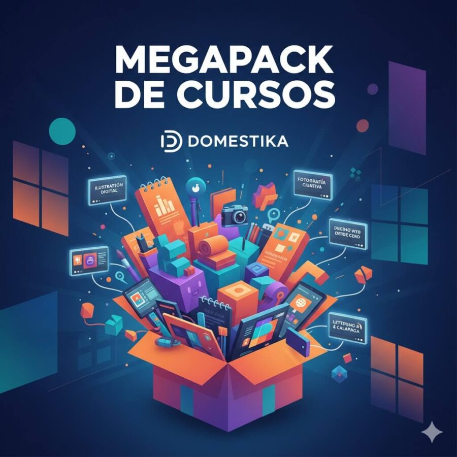 Megapack de cursos de domestika - Tus Cursos Muy Baratos